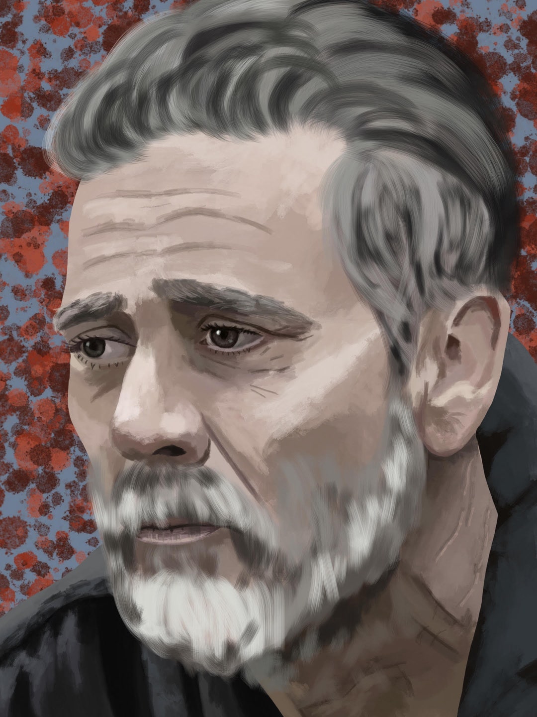 The Walking Dead Negan Smith Art Print - Etsy