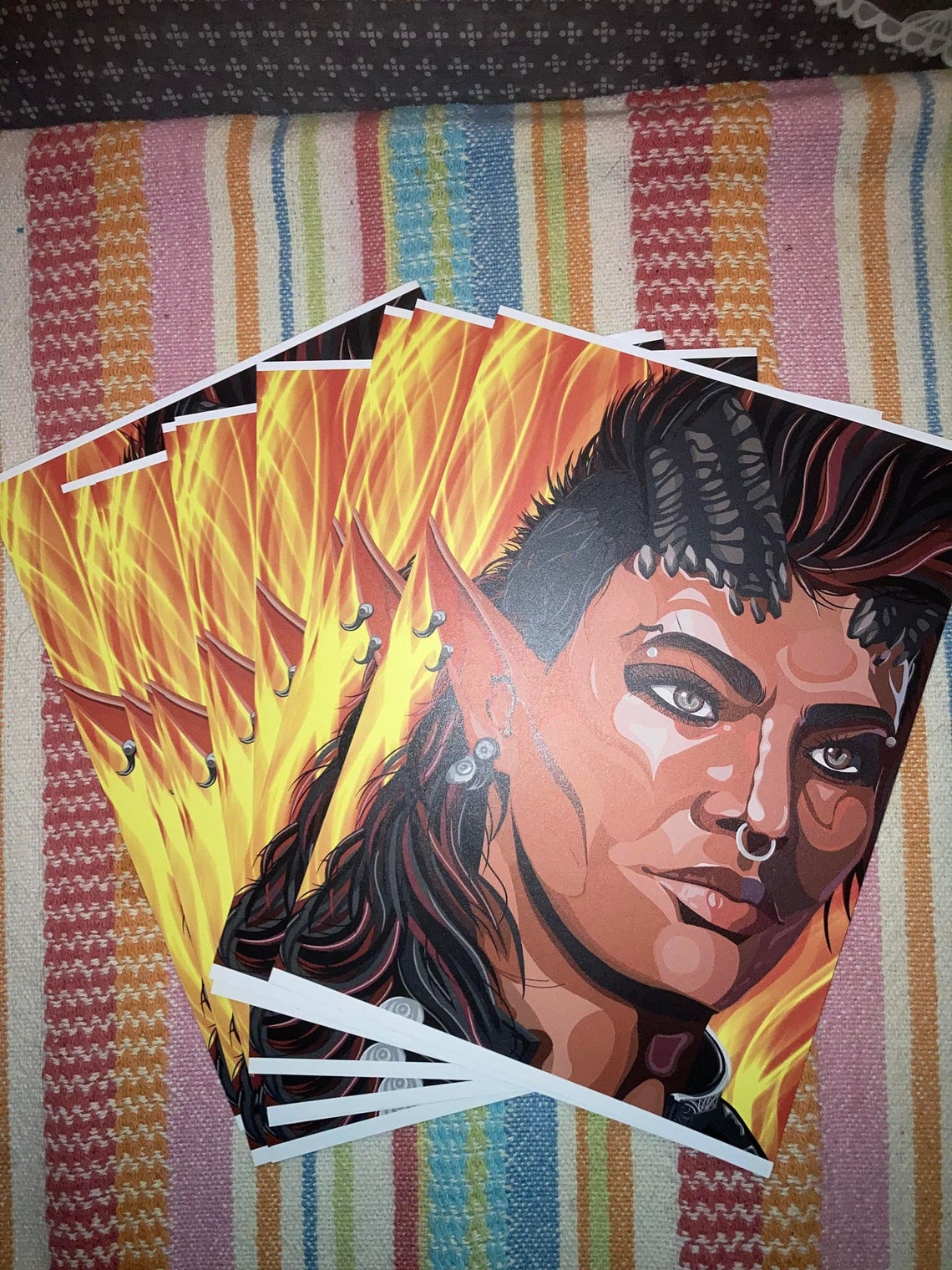 Baldur's Gate 3 Karlach Art Print - Etsy