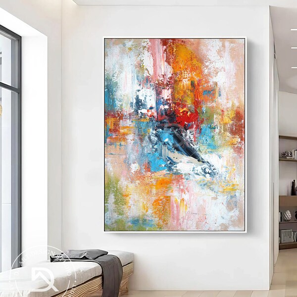 Large Abstract Art - Etsy UK