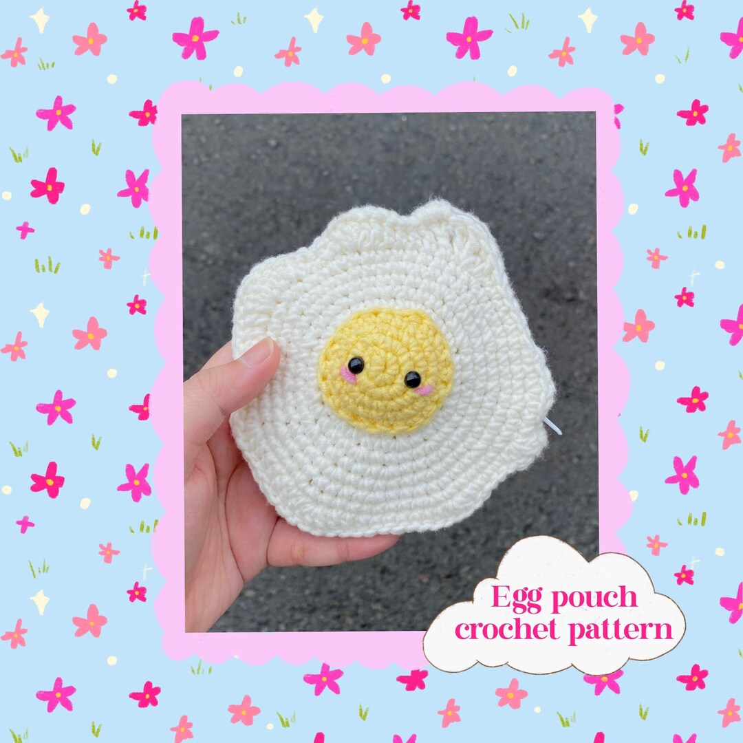PDF FILE ONLY Egg Pouch Crochet Pattern, Crochet Pouch Pattern this is ...