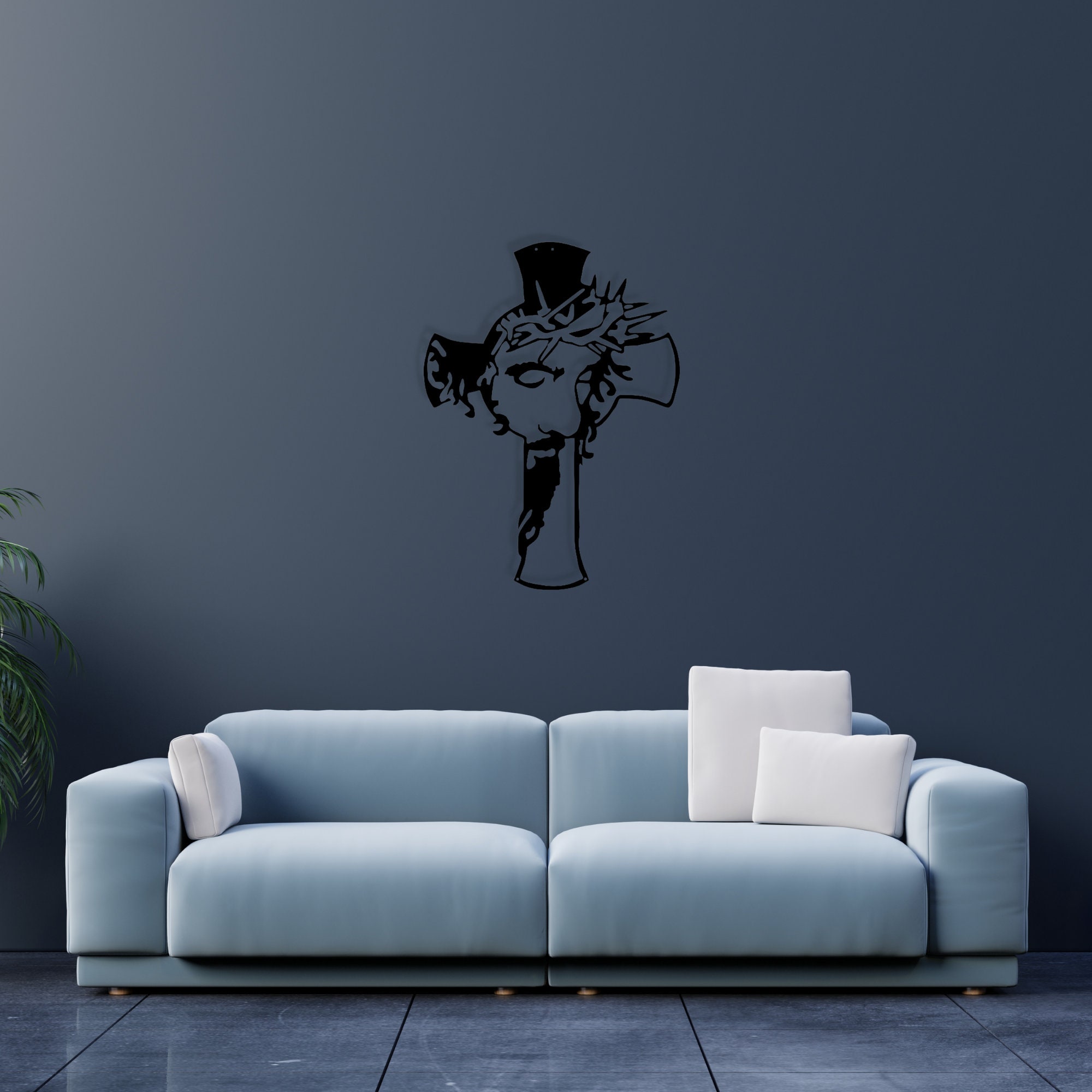 Jesus Christ Metal Wall Art Christian Metal Wall Decor Jesus - Etsy
