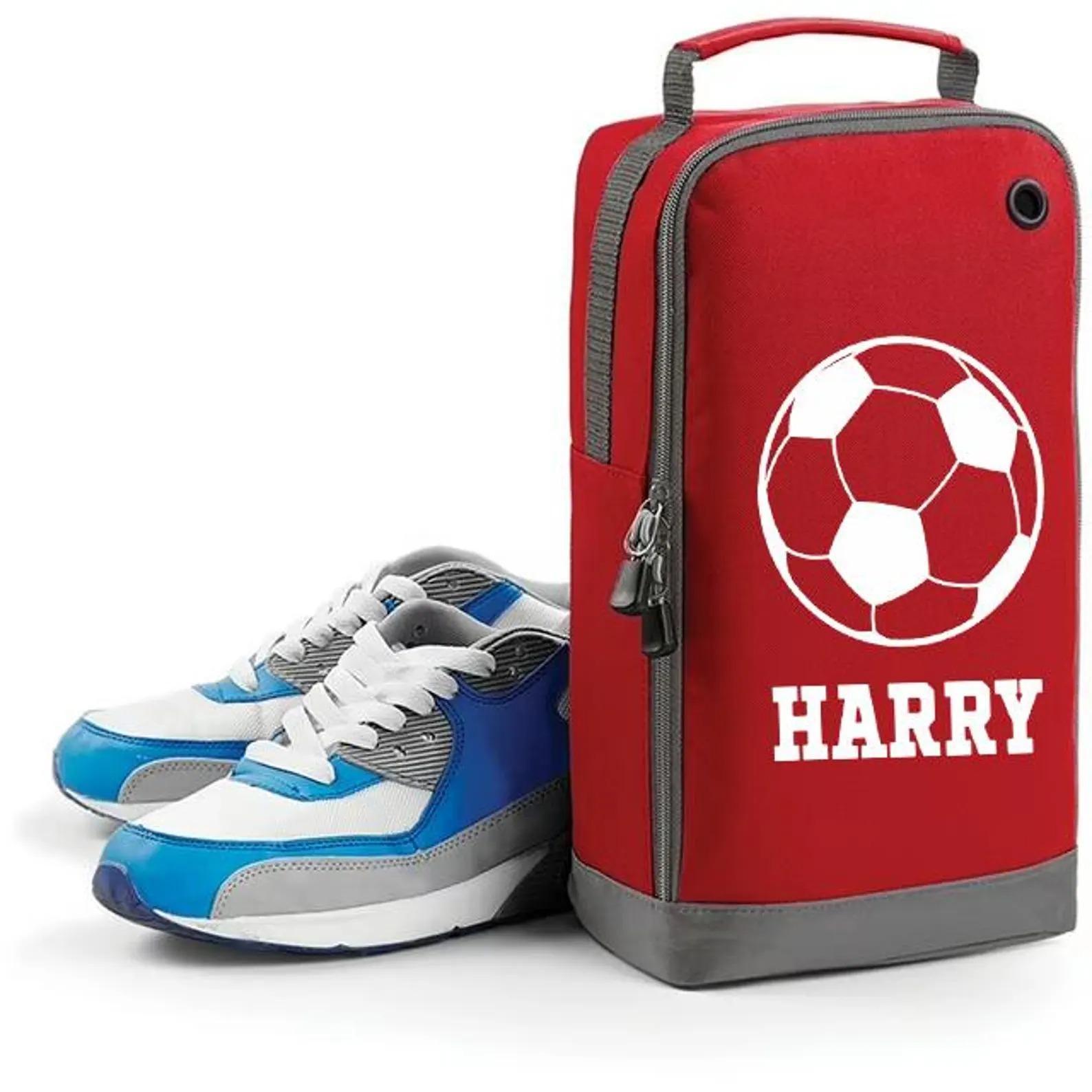 Custom Name Football Boot Bag , Personalised Youth Players Football ...
