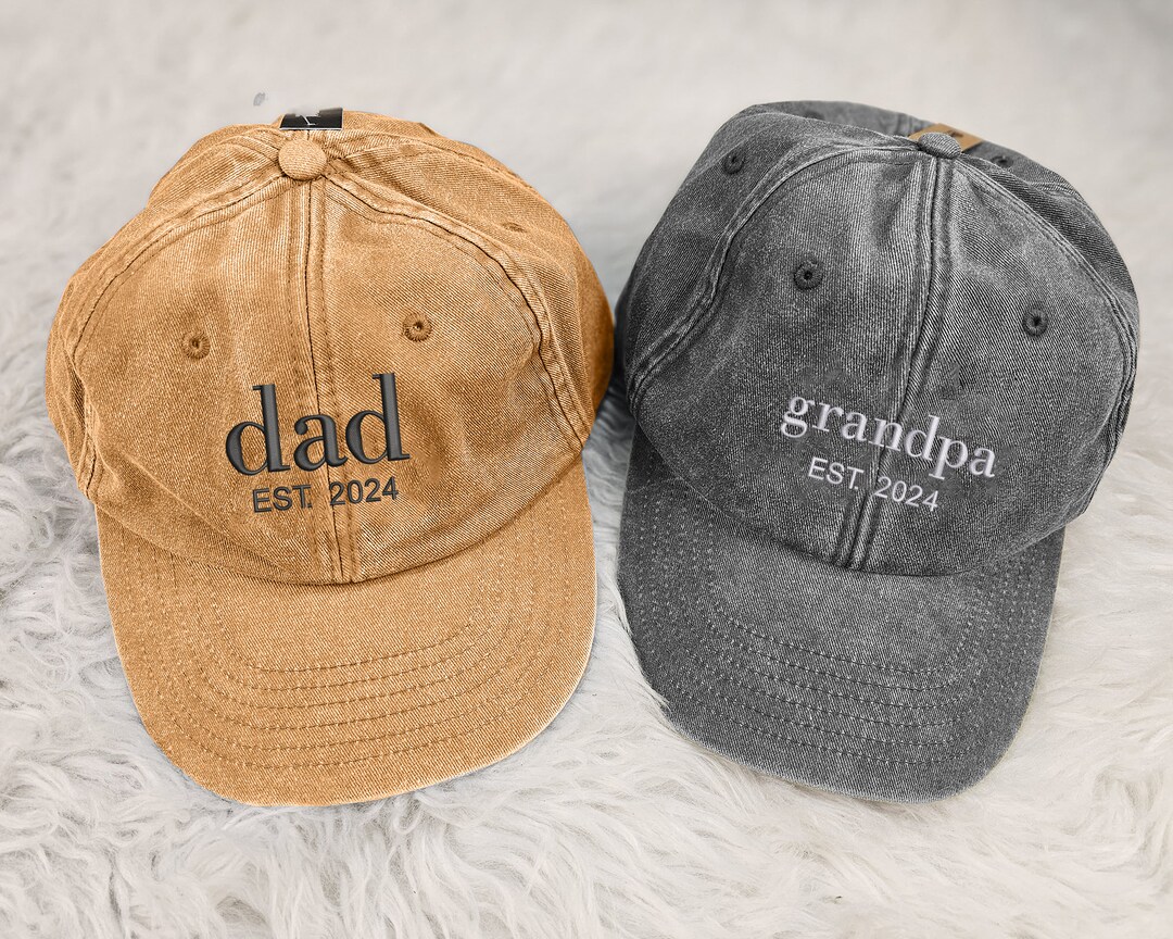 Custom Embroidered Cap for Dad , Personalized Name Father's Day Hats ...
