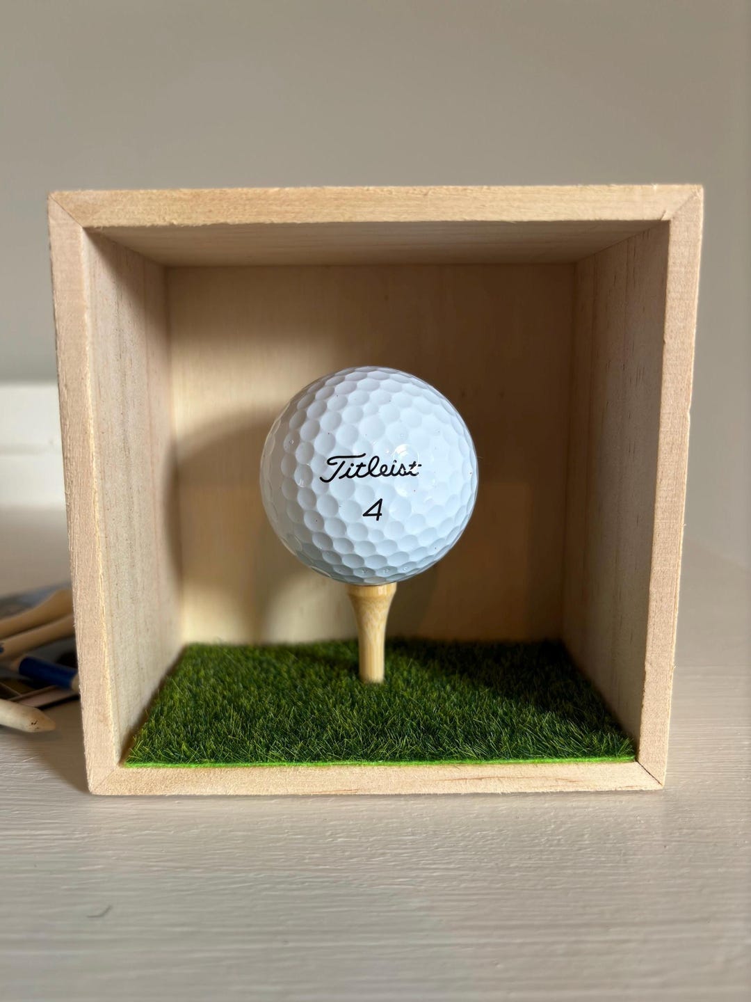 Golf Ball Display Hole in One Display Gift for Golf Fans Golf ...