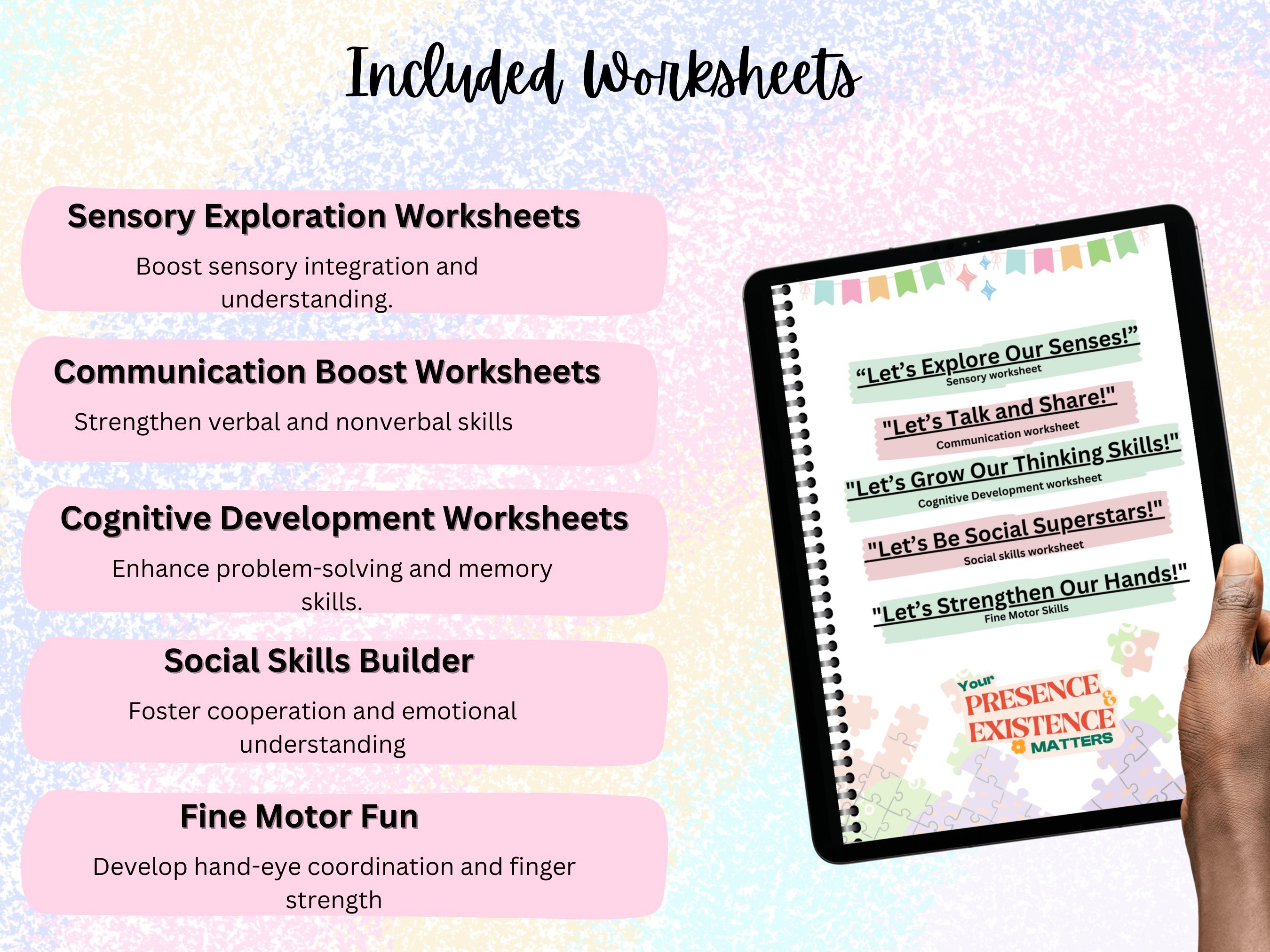 Autistic Child Worksheet| Autism Kids Worksheet| Autism Support ...