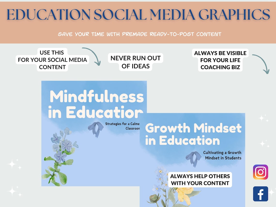 Social Media Education Infographics, Mindfulness Infographics for ...