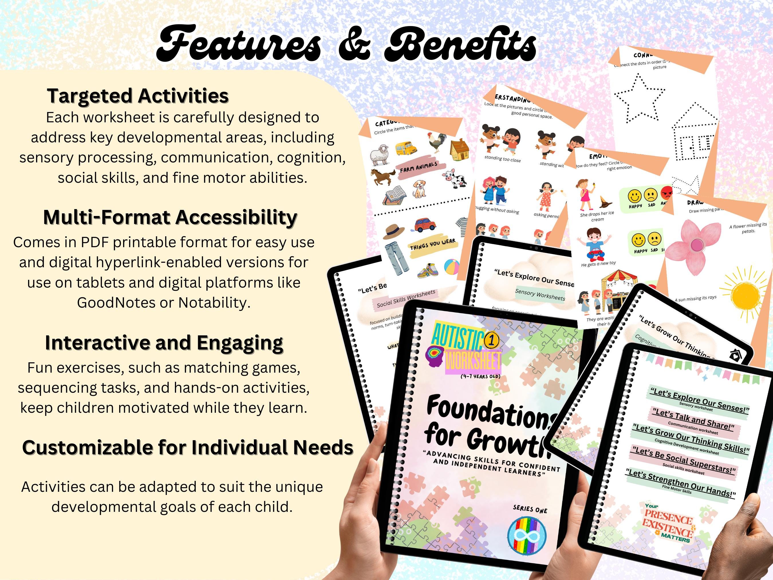 Autistic Child Worksheet| Autism Kids Worksheet| Autism Support ...