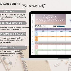 Ultimate Teacher Planner Spreadsheet, Teacher's Tracker, Teacher's ...