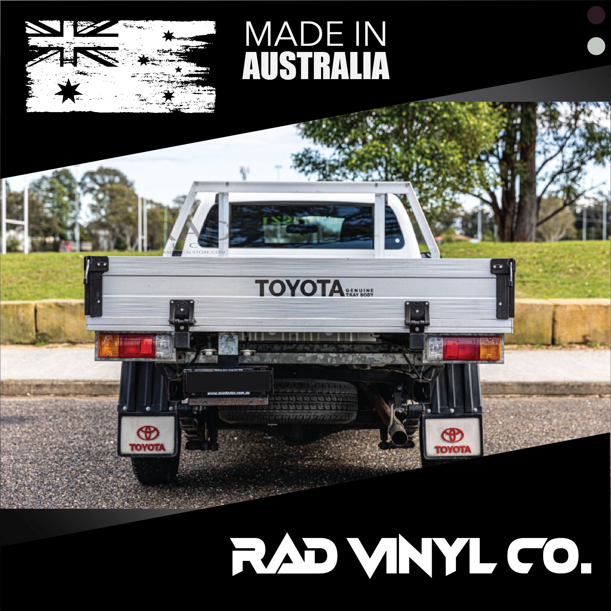 TOYOTA Hilux (genuine TRAY BODY) Tailgate | Vinyl Sticker Decal - Etsy