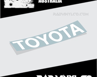 Toyota Sticker, Vintage Retro Sticker, TRD Toyota Sticker, Toyota Decal ...