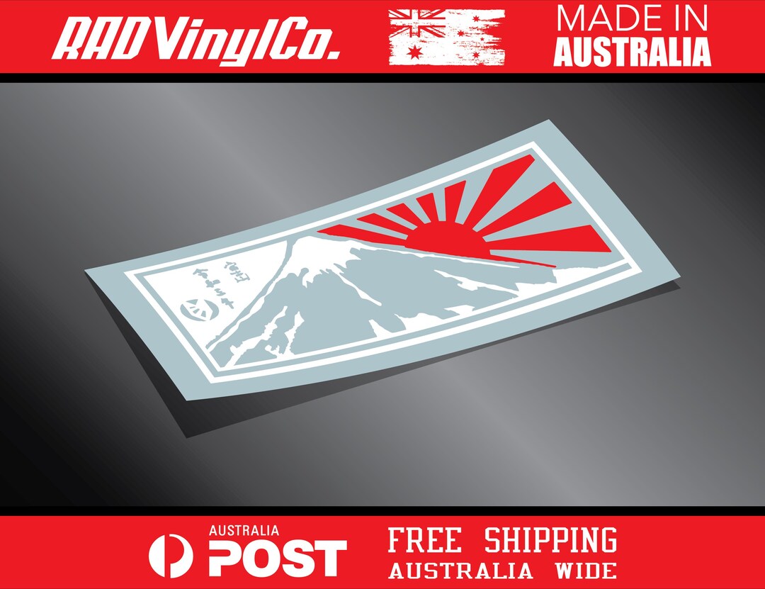 MT. FUJI JDM | Rising Sun | Vinyl Sticker Decal - Etsy