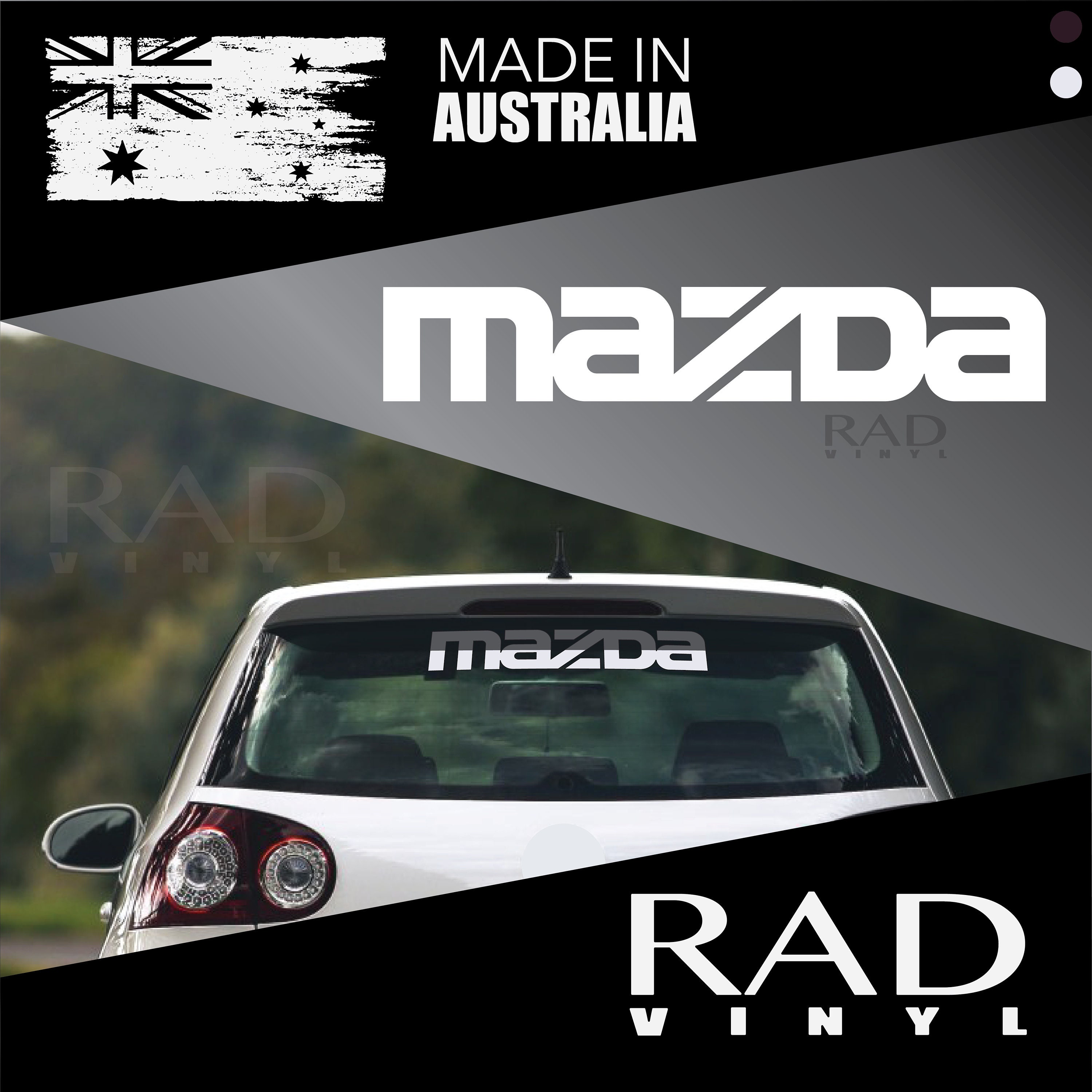 MAZDA Car Windshield Banner Vinyl Sticker Decal - Etsy