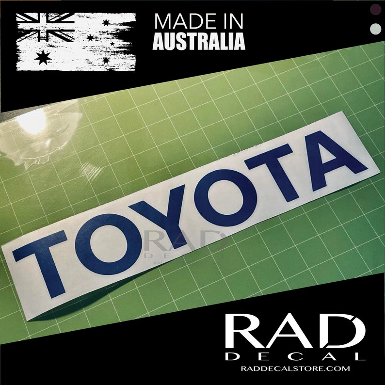 TOYOTA Vinyl Sticker Decal - Etsy