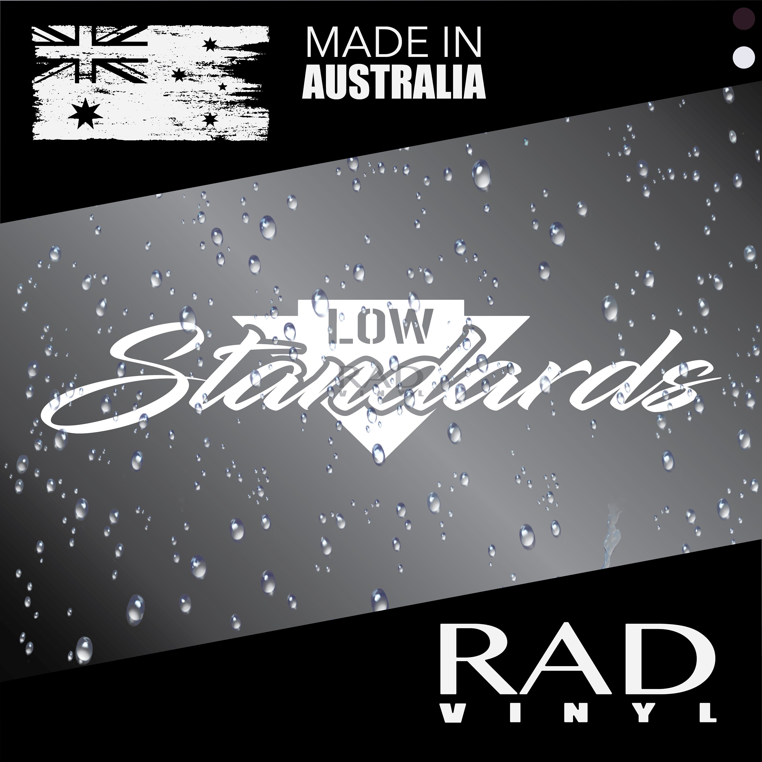 LOW STANDARDS Car Window Vinyl Sticker Decal - Etsy Australia