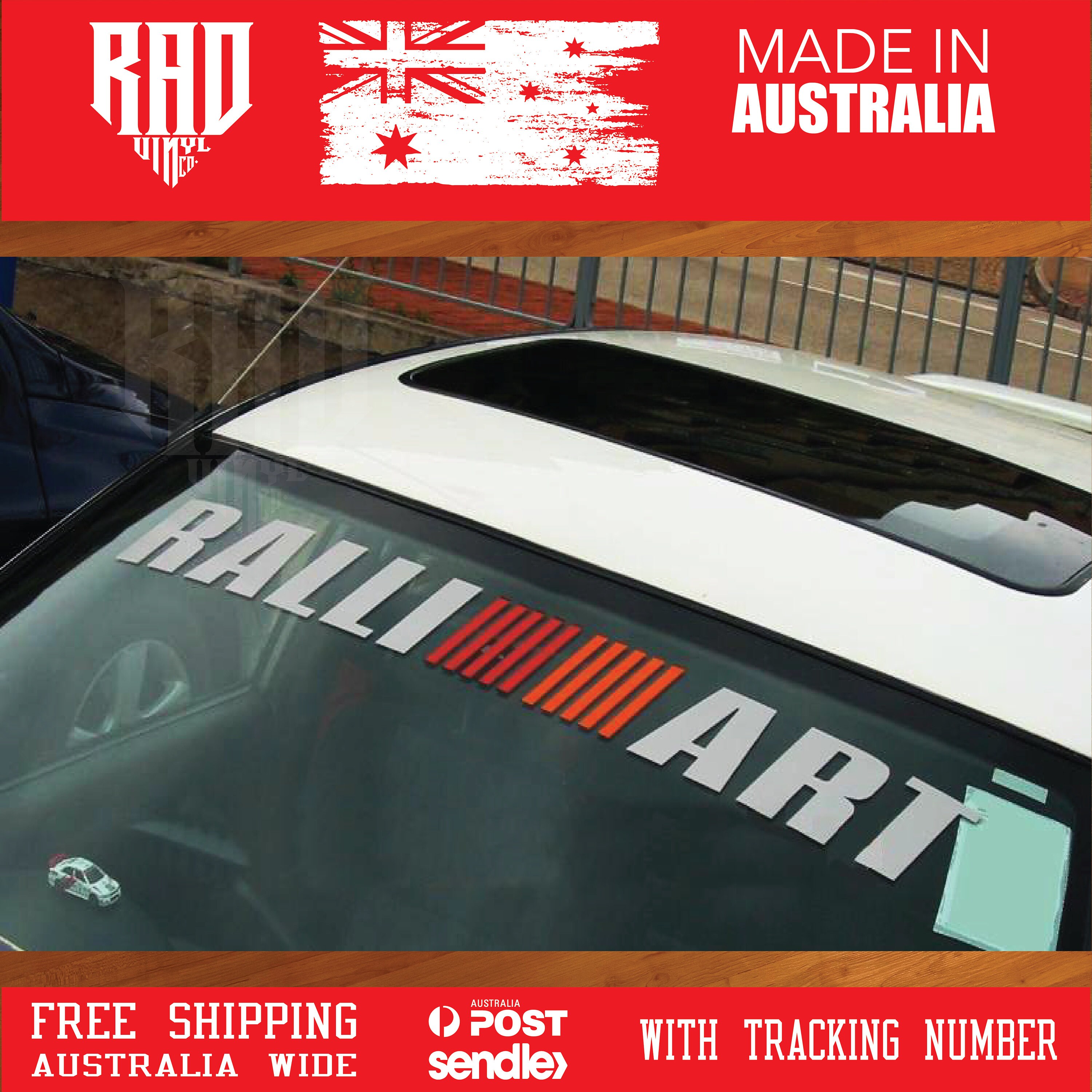 RALLIART Windshield Banner Decal - Etsy