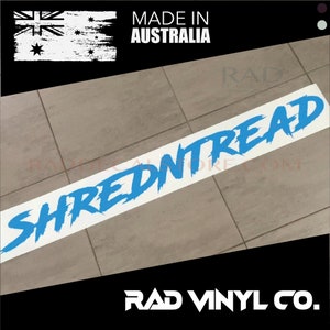 Custom TEXT Car Windshield Text Banner | Vinyl Sticker Decal - Etsy