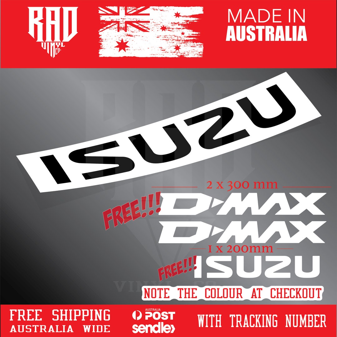 ISUZU D-max Tailgate Vinyl Sticker Decal - Etsy