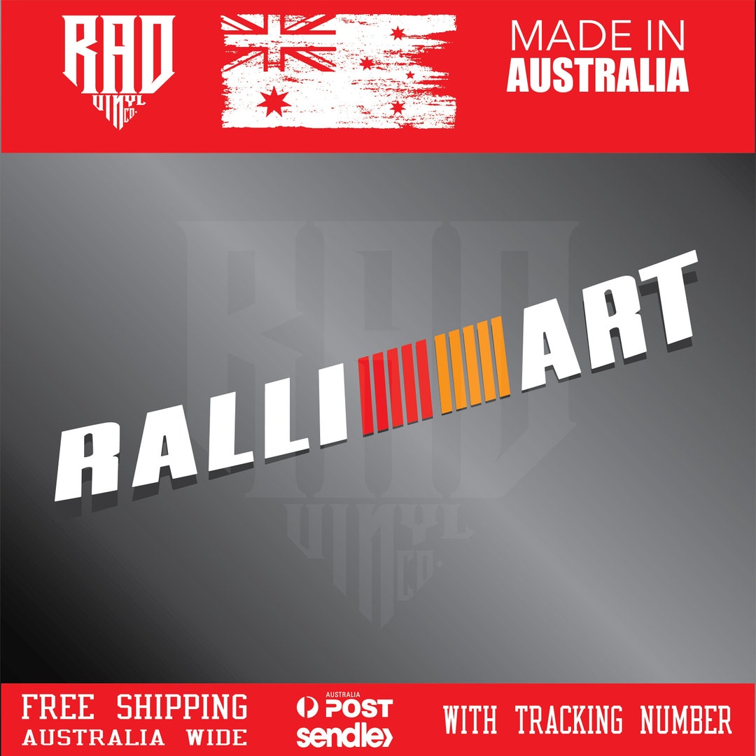 RALLIART | Windshield Banner Decal - Etsy
