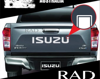 ISUZU D-max Outlined Cut Tailgate Vinyl Sticker Decal - Etsy