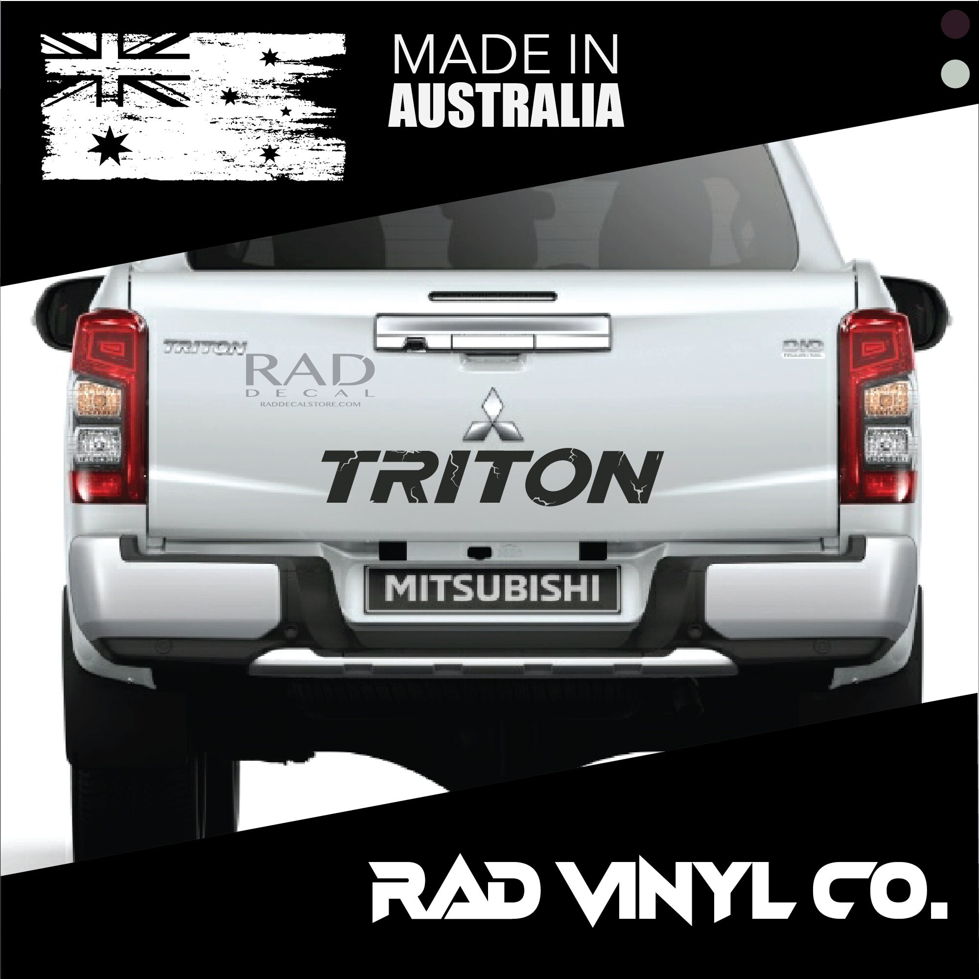 Mitsubishi "triton" Tailgate | Vinyl Sticker Decal - Etsy