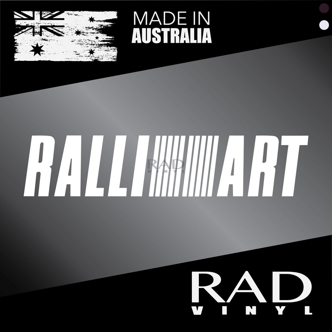 RALLIART 2x Vinyl Sticker Decal - Etsy