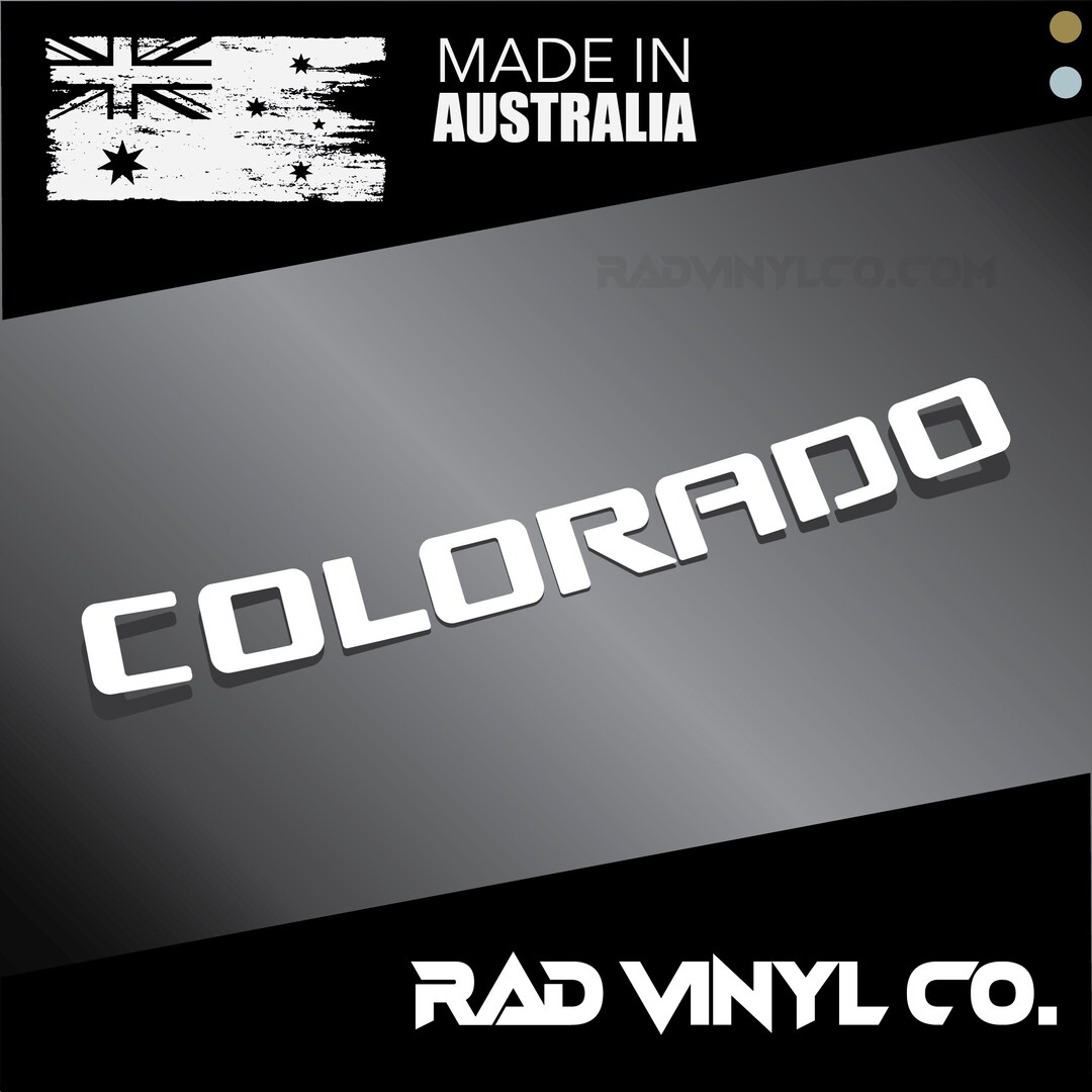 COLORADO Holden Tailgate Vinyl Sticker Decal - Etsy
