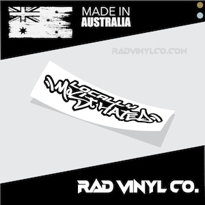 LOCALLY MOST HATED Car Windshield Banner | Vinyl Sticker Decal - Etsy