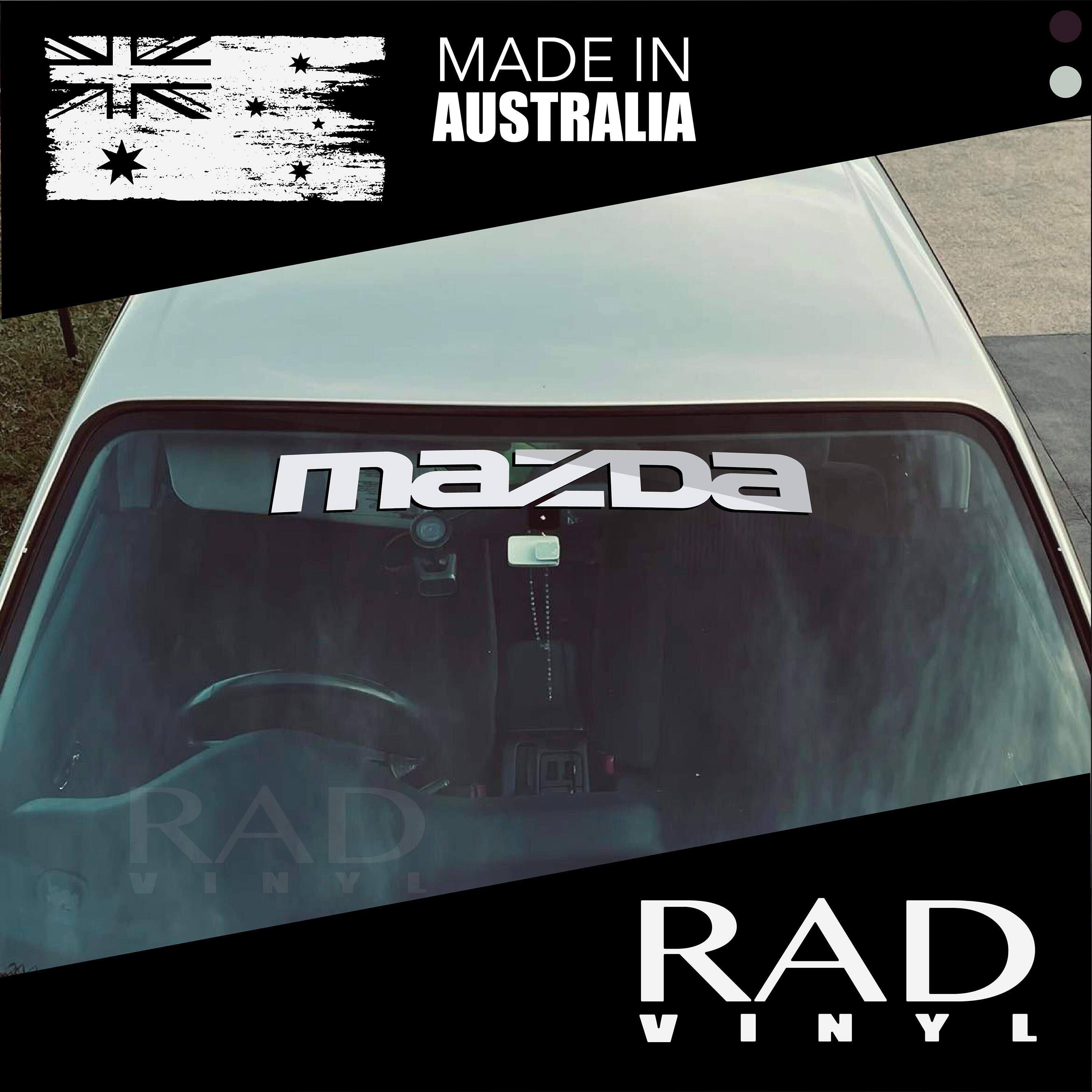 MAZDA Car Windshield Banner Vinyl Sticker Decal - Etsy