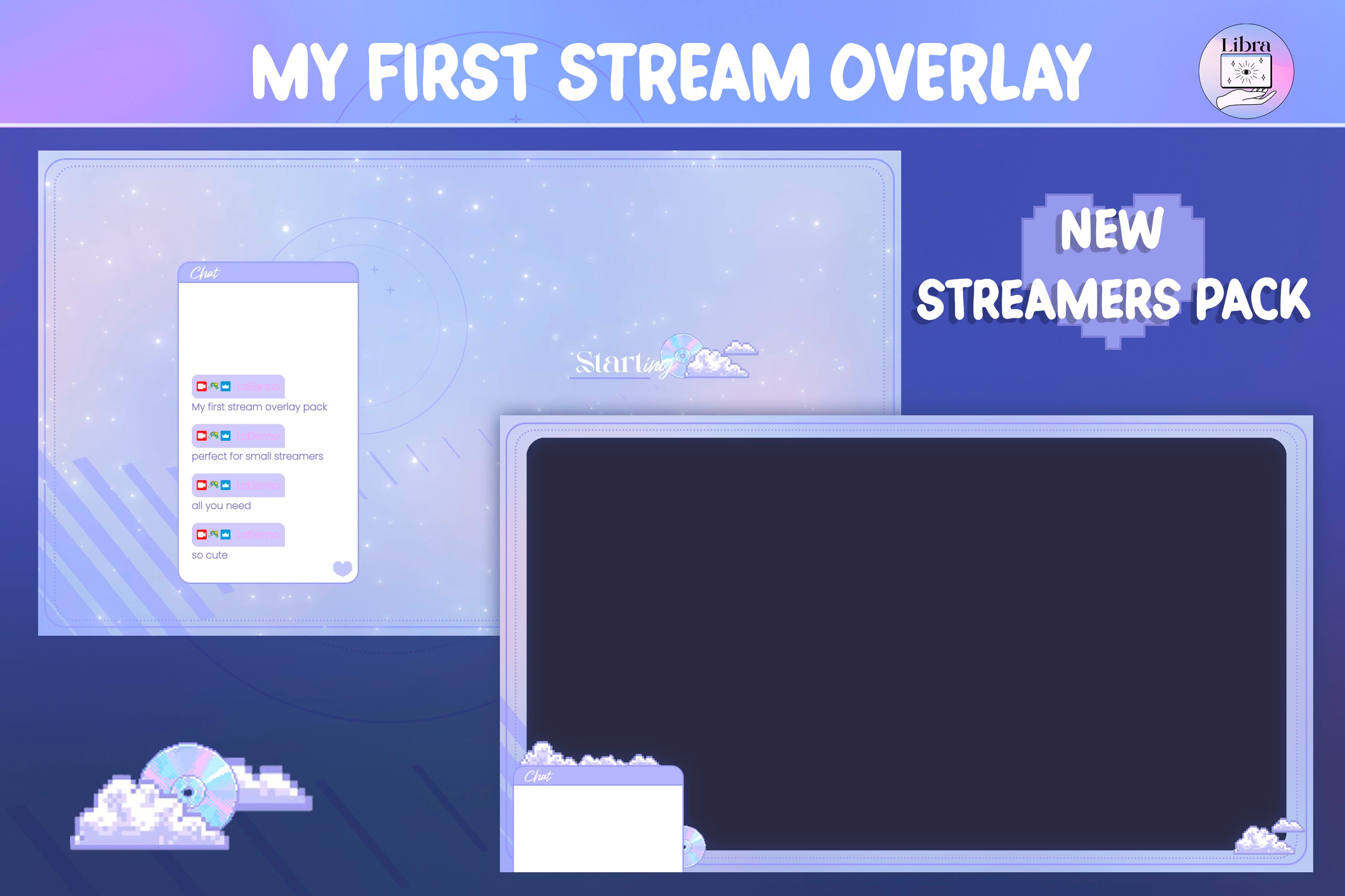 Stream Overlay My First Stream, Animated Twitch Stream Overlay, Stinger ...