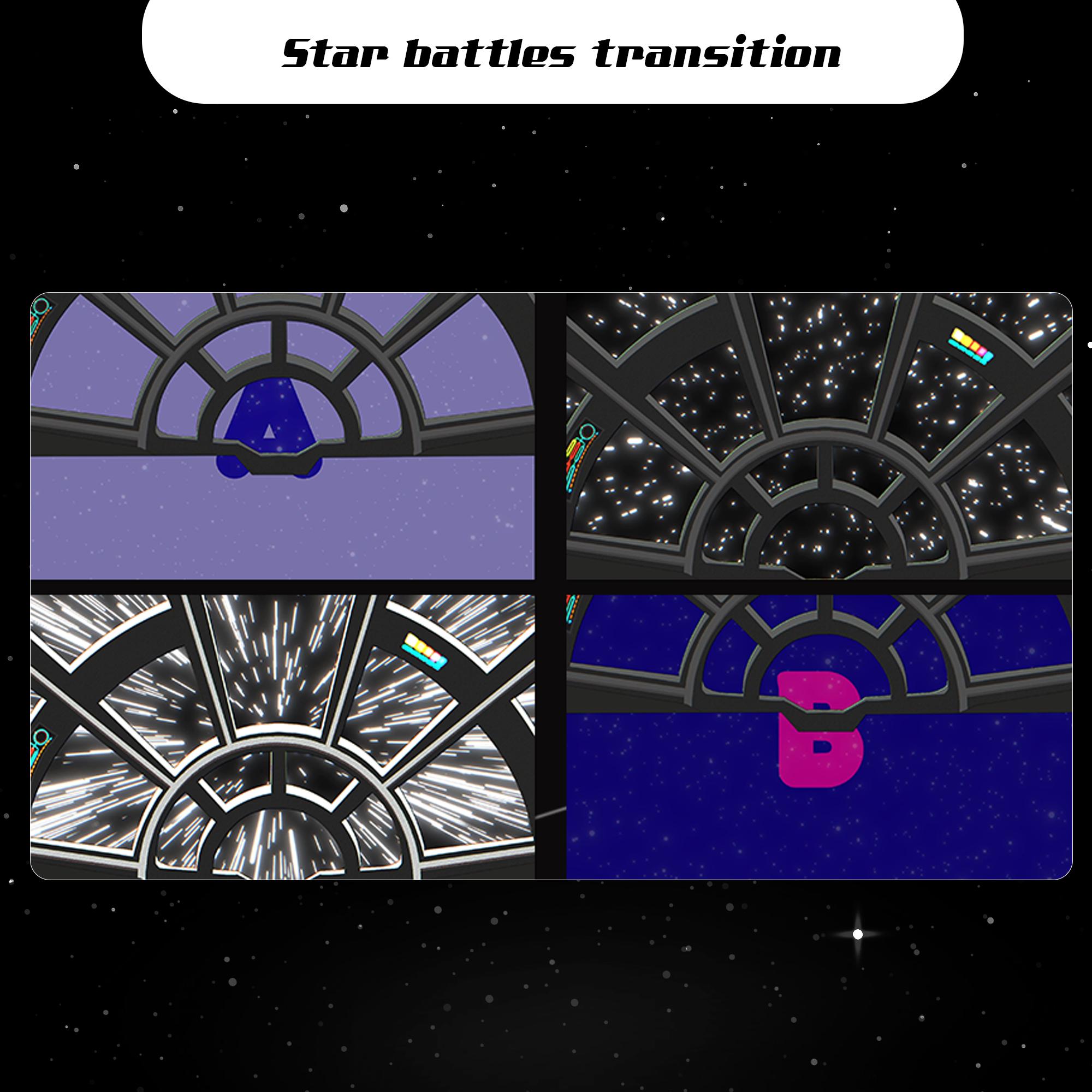 Star Battles Transition, Animated Stinger Transition, Obs Streamlabs ...