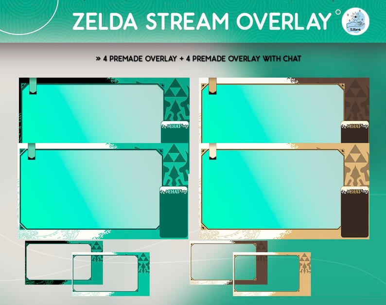 Stream Overlay Zelda, Zelda Tears of the Kingdom, Animated Alerts ...