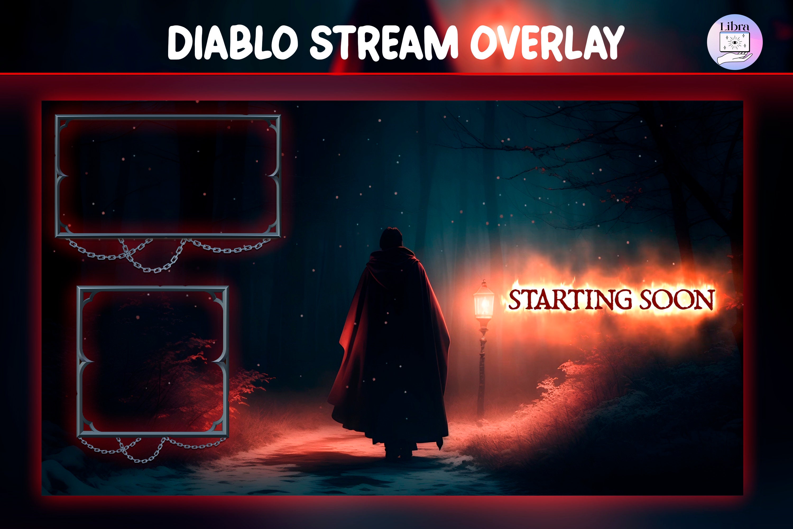 Stream Overlay Diablo, Diablo 4 Fantasy Goth Stream Package for ...
