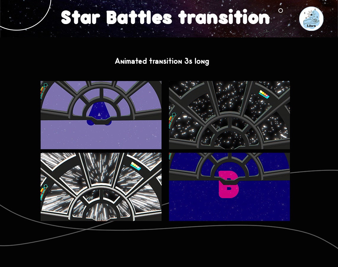 Star Battles Transition, Animated Stinger Transition, Obs Streamlabs ...