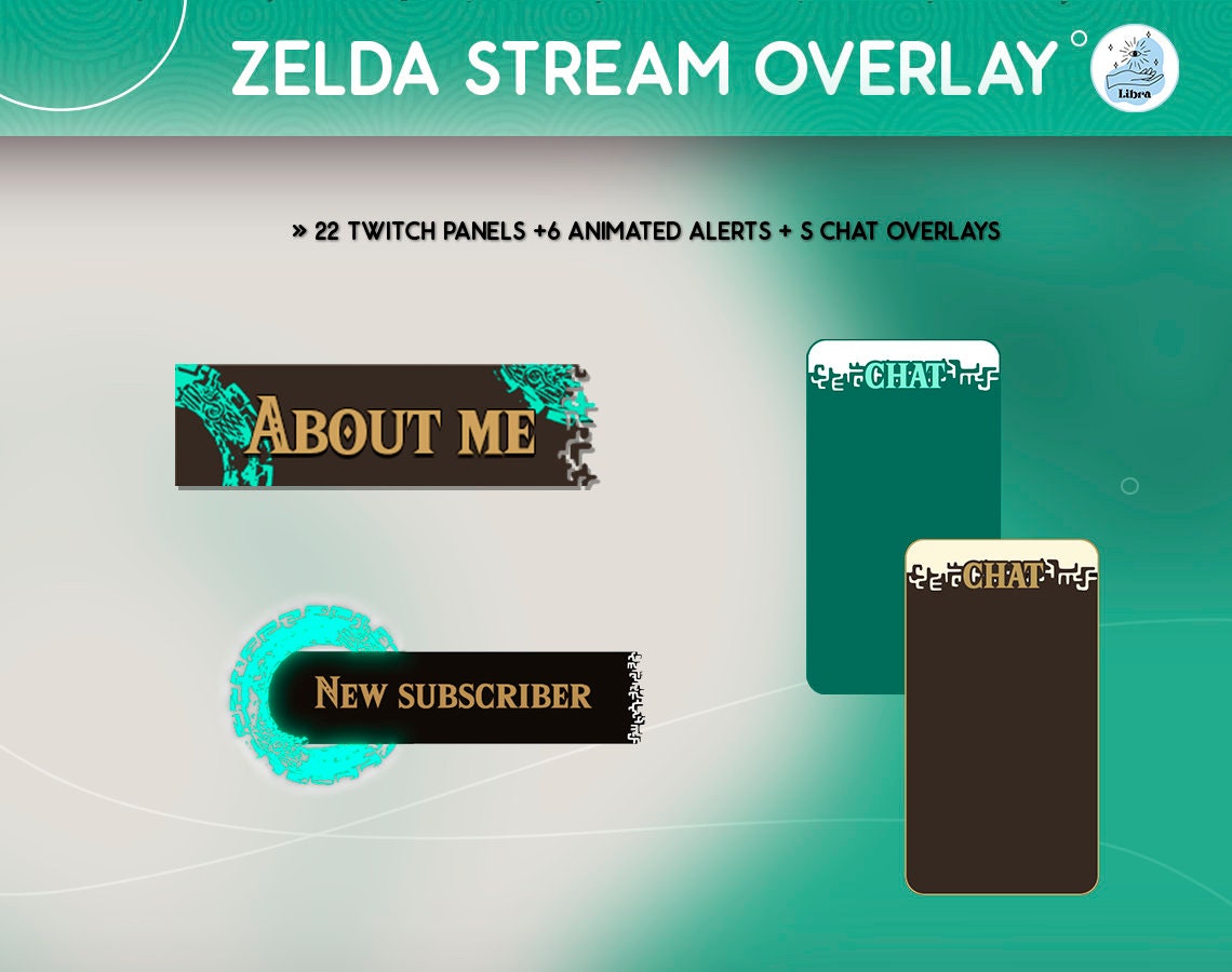 Zelda Tears of the Kingdom Stream Overlay | Animated Twitch Scenes and ...