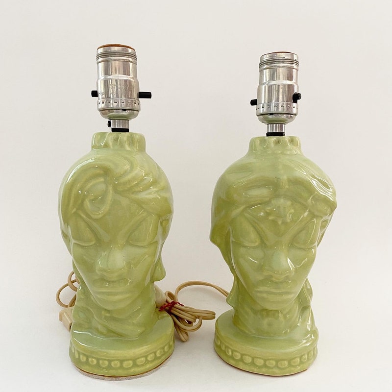 Chartreuse Lamp - Etsy