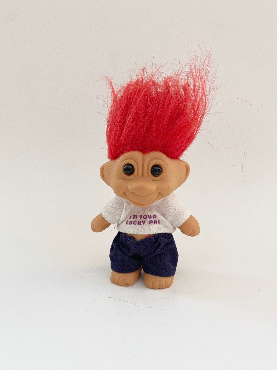 Troll Doll Red Hair I'm Your Lucky Pal 5" - Etsy