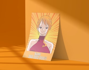 Nami One Piece Art - Etsy