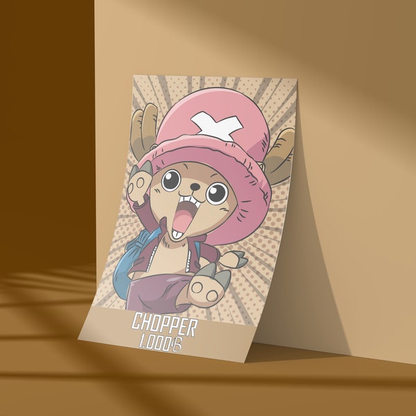 One Piece Chopper Poster - Etsy UK