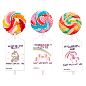 Print Your Own Unicorn Valentine's Day Cards, Unicorn Classroom ...