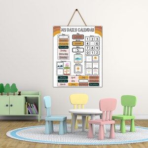 Circle Time Morning Board Homeschool Calendar Kids Daily Calendar ...