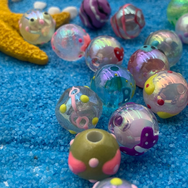 Acrylic Beads - Etsy