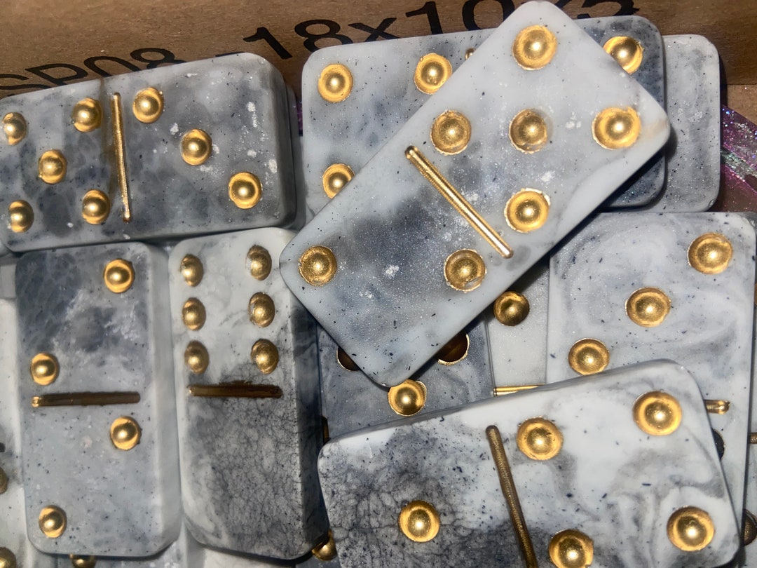 Matte Marble Dominoes - Etsy