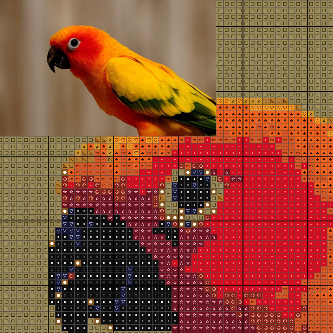 Personalized Custom Cross Stitch Pattern, Your Pet Photo or Image ...