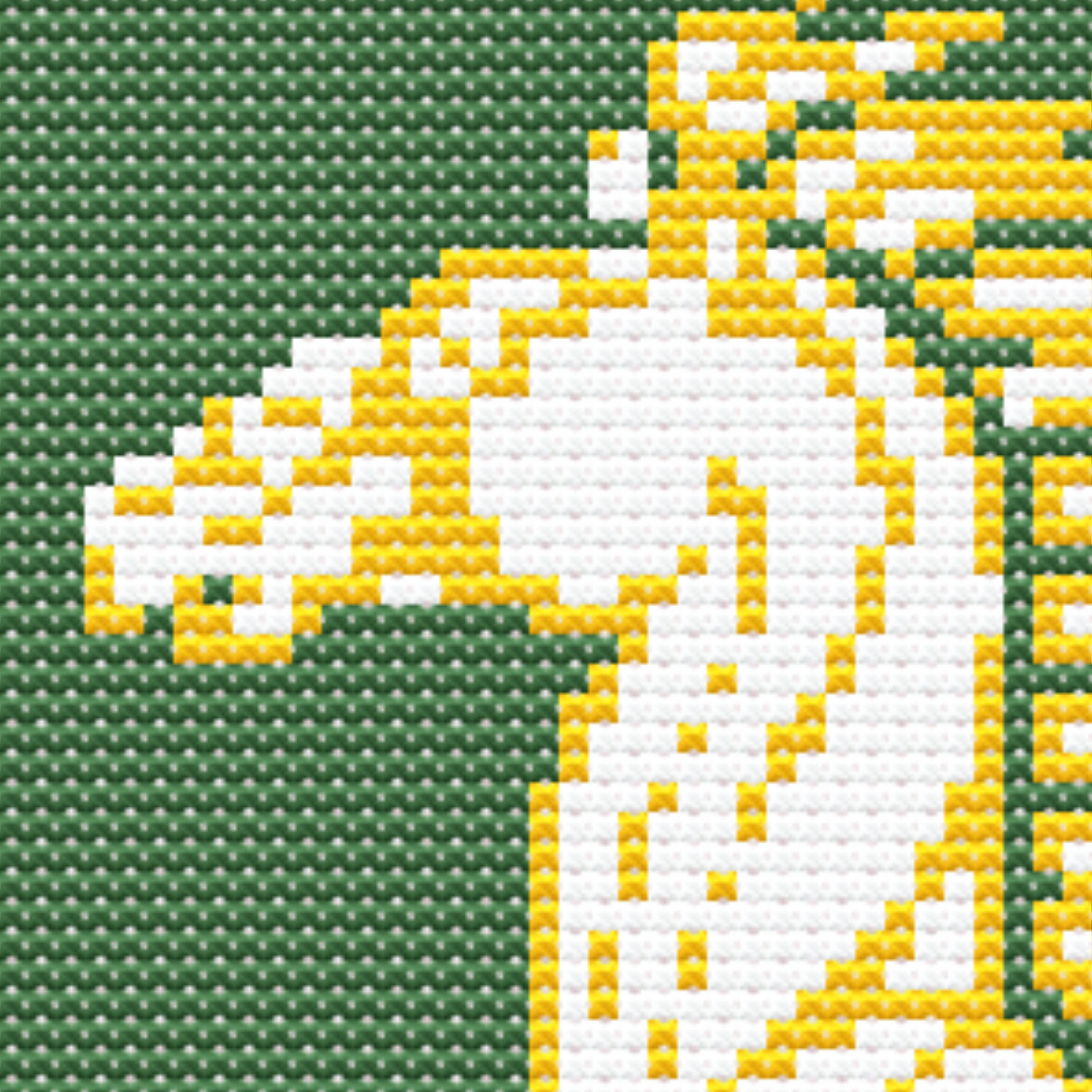 Rohan Flag Cross Stitch Pattern Lord of the Rings Tolkien Collection ...