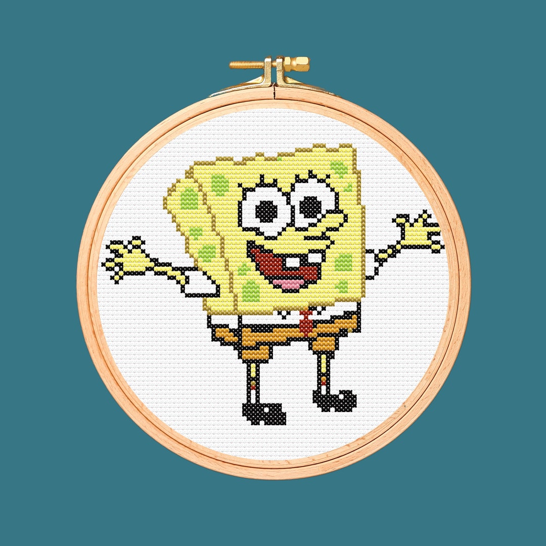 Spongebob Squarepants 80x80 Cross Stitch Pattern Ideal for All Skill ...