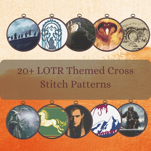 Lord of the Ring Cross Stitch Pattern - Etsy