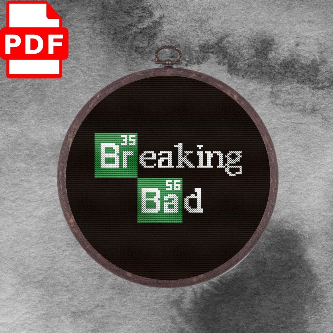 Breaking Bad Cross Stitch Pattern. 100x100 Stitches, Pdf Downlaod ...
