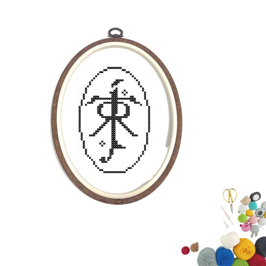 Cross Stitch Pattern Tolkien PDF Download Lord of the Ring - Etsy