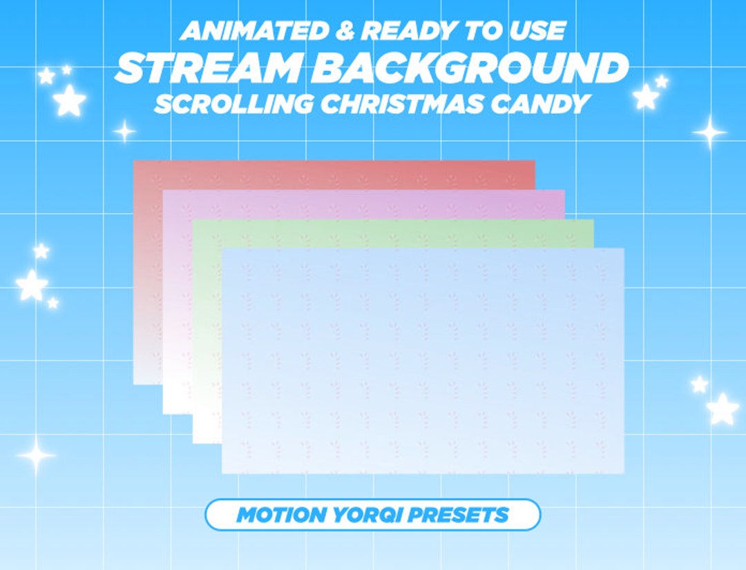 Animated Twitch Christmas Candy Stream Background, Christmas Twitch ...