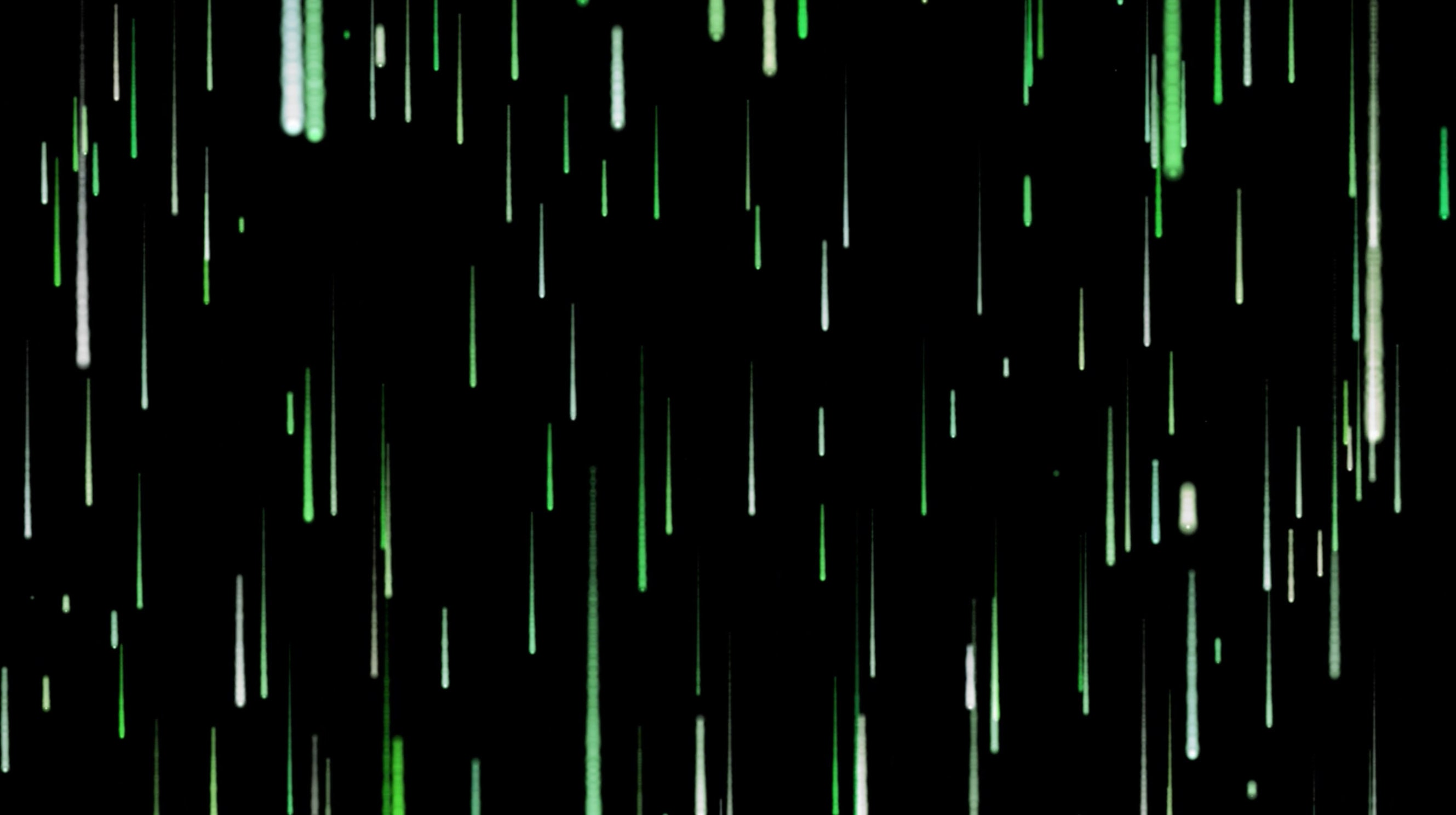 Animated Twitch Stream Green Falling Particle Overlay, Kawaii, Vtuber ...